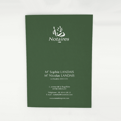 Chemises Notaire, dorure - RomefortPrint - RomefortPrint